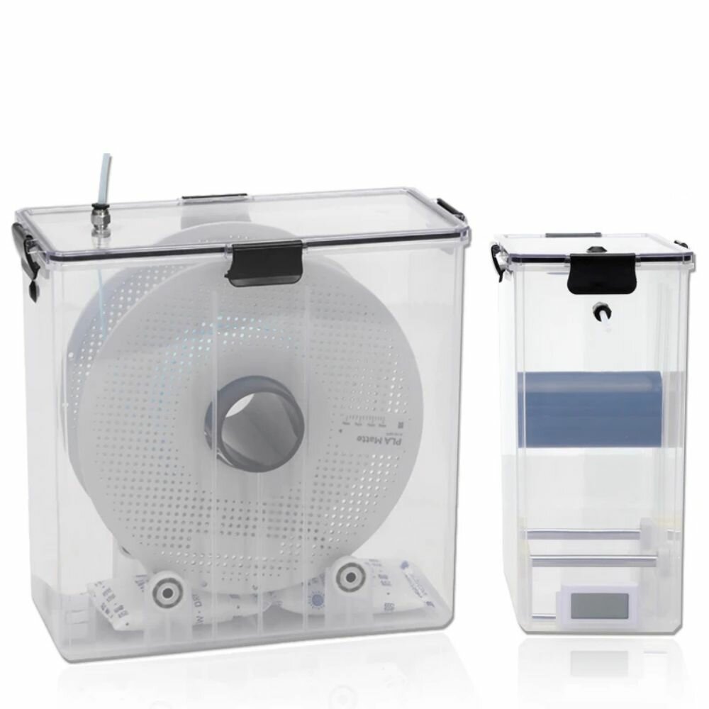 Сушилка для филамента 3D-принтера с подогревом горячим воздухом, держатель печатного материала, влагостойкая сушилка для филамента.