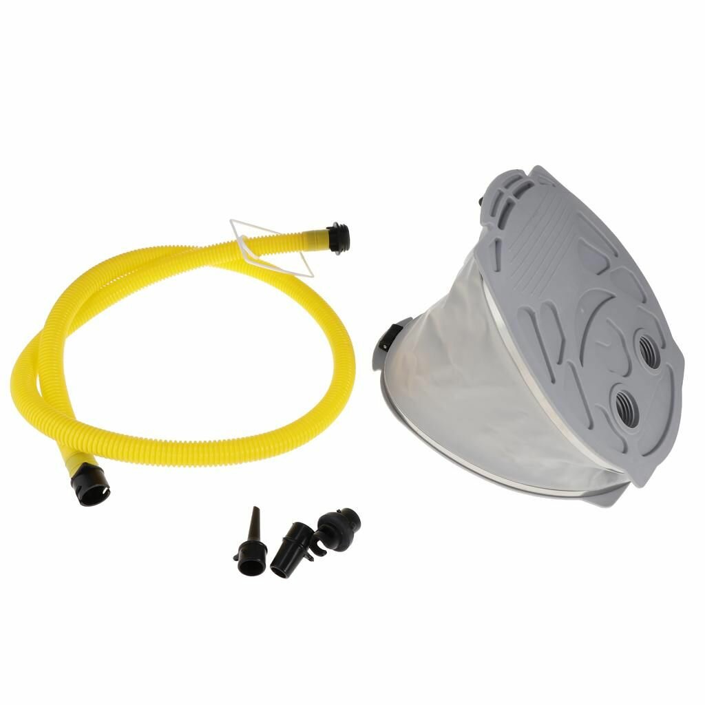 Насос ножной для накачки матраса, кровати, лодки, игрушек, бассейна, универсальный, ПВХ, 9л