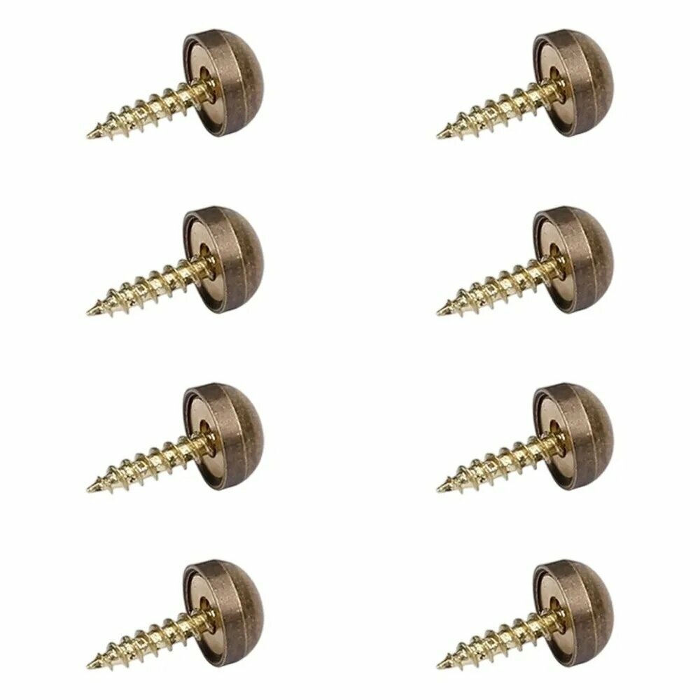 8 латунных декоративных винтов с крышкой-бронза 9 мм