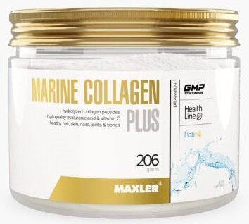 Marine Collagen Plus (Морской коллаген) 206 грамм (Maxler)_