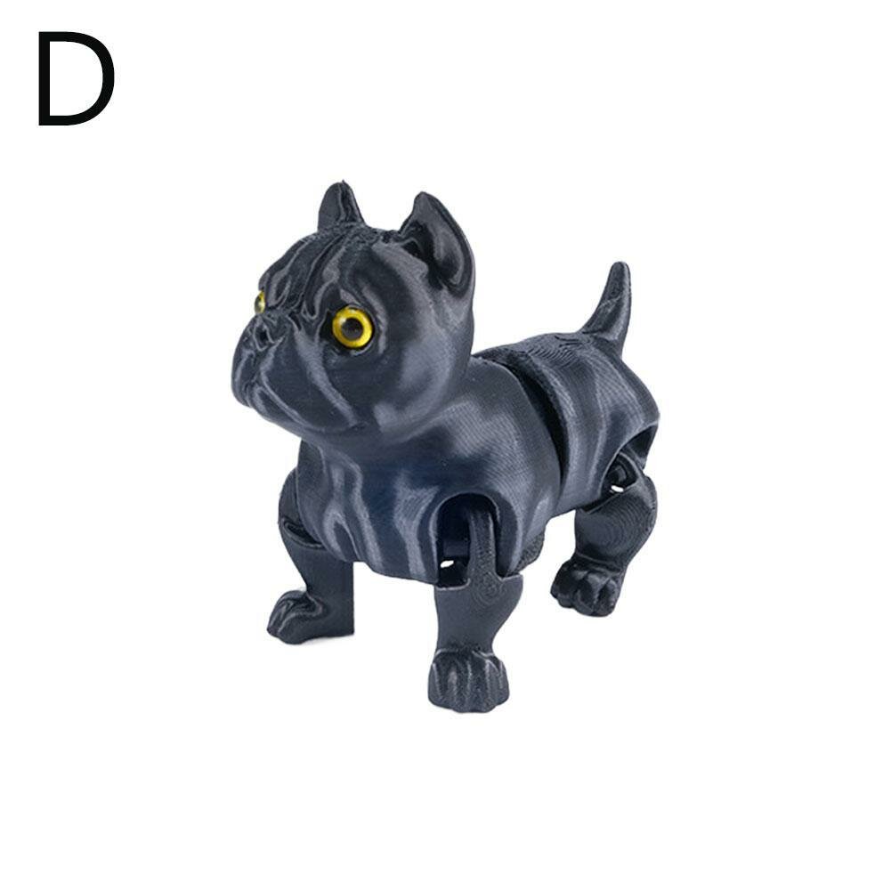 Игрушка бульдог, напечатанная на 3D-принтере