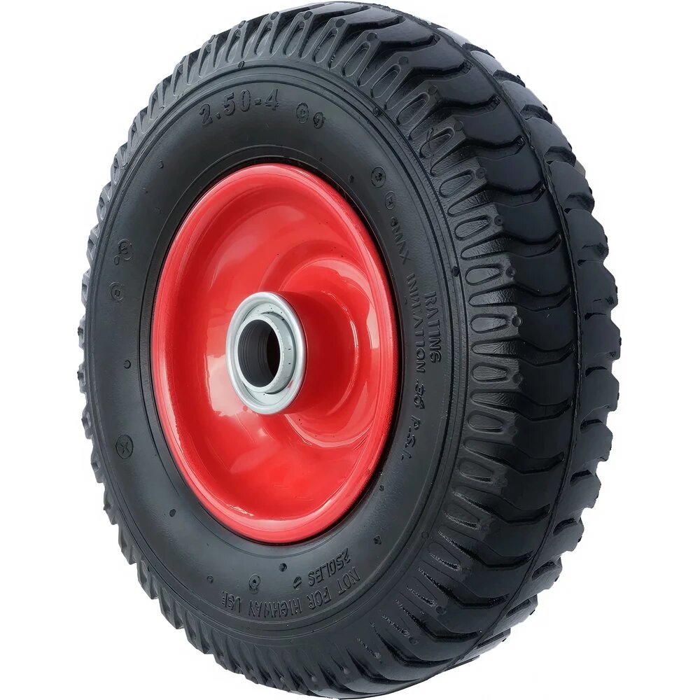 Пневматическое, 210, колесо для тачки / тележки (2.50-4, диаметр 210 мм, ось 20 мм, подшипник) А5 PR 1400-20 1000369