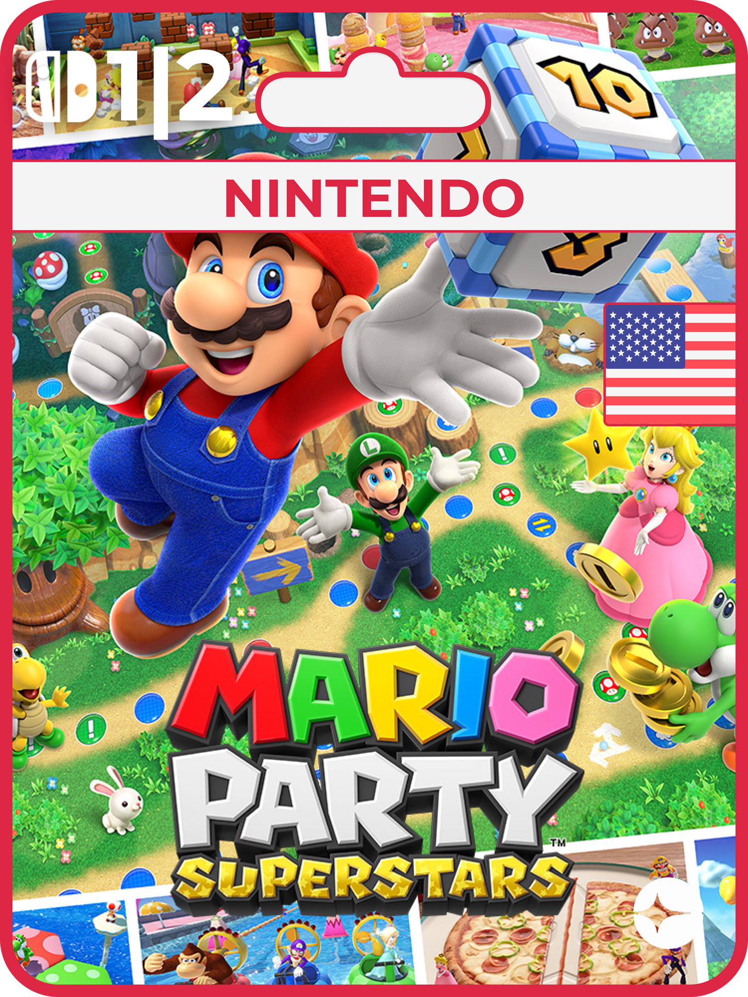 Mario Party Superstars для Nintendo Switch 1/2 [Цифровая версия, США]