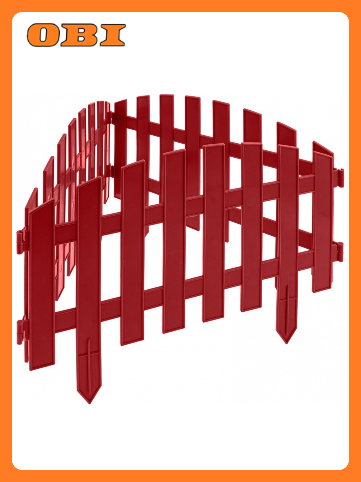 Забор декоративный "Винтаж", 28х300 см, терракот, Россия// Palisad