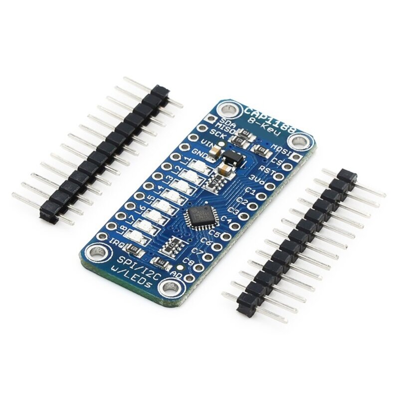 CAP1188 8-Клавишный Емкостный Сенсорный Сенсорный Модуль SPI I2C LED 8-кнопочный ключ 3V-5V
