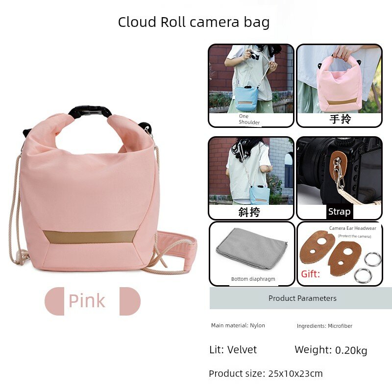 Сумка для фотоаппарата, наплечная сумка для фототехники, подходит для беззеркальных цифровых камер Fujifilm, сумка