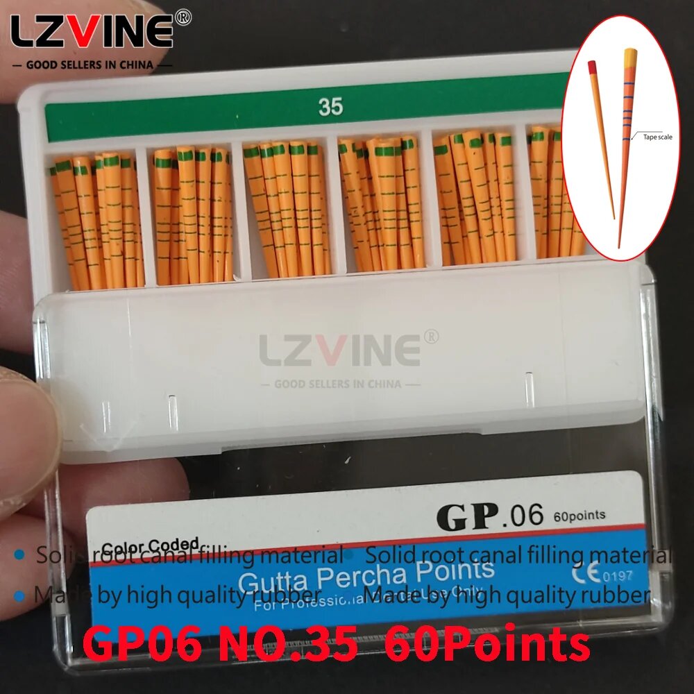 Gutta Percha Points GP06 NO.35 60points