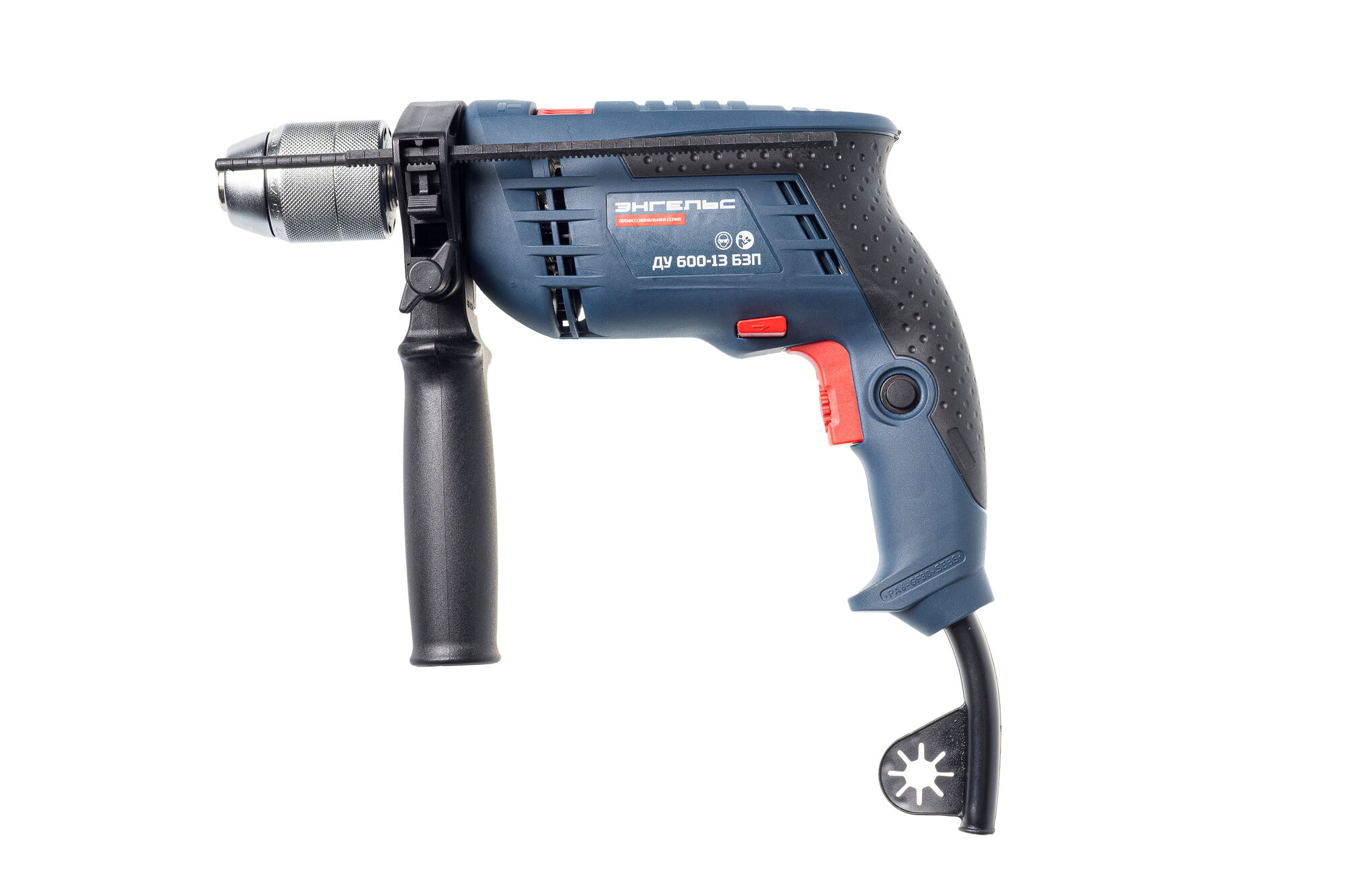 Дрель ударная Энгельс ДУ 600-13 БЗП, 0 701 010 006, быстрозажимной патрон