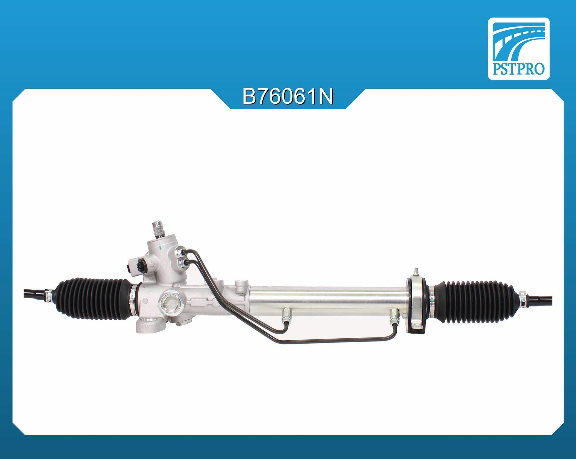 Гидравлическая рулевая рейка VW Passat B3 / B4 1988-1996 B76061PST С площадкой, шток 36 шлица