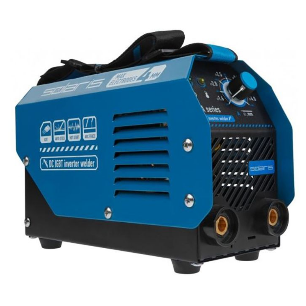 Сварочный аппарат Solaris MMA-200D, синий/черный, инвертор, 3.6 кВт