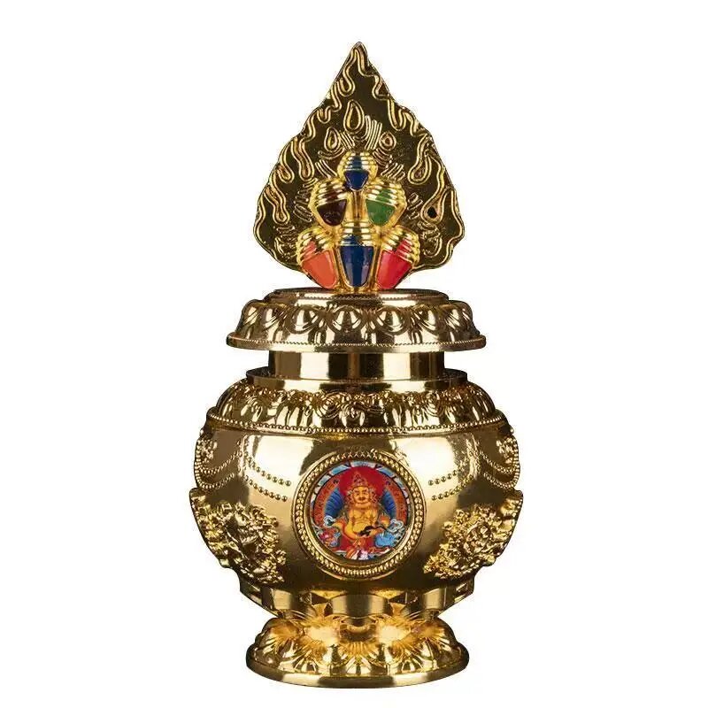 Мини ваза Ksitigarbha с сплавом Cintamani