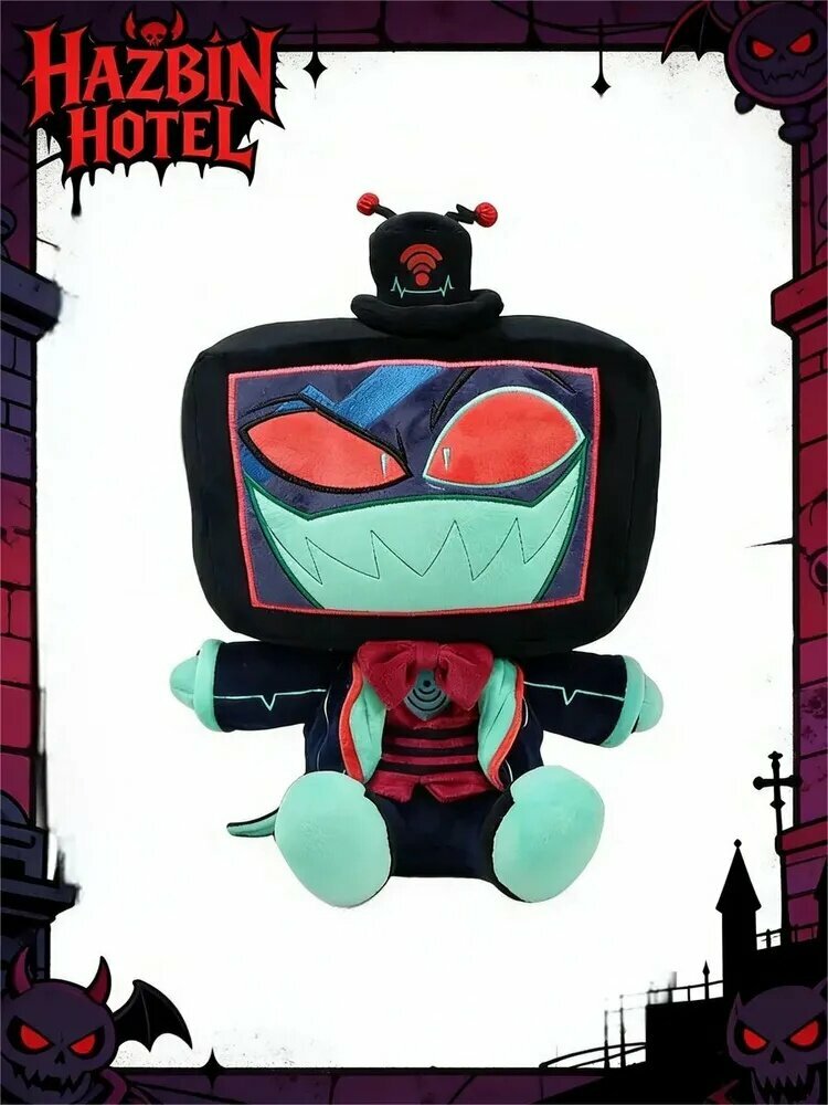 Куклы персонажей «Hazbin Hotel», мягкие игрушки, 1 шт, высота 30 см