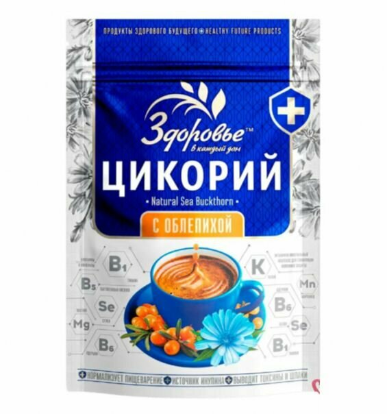 Вокруг света Цикорий Здоровье, гранулированный, с облепихой 85 г