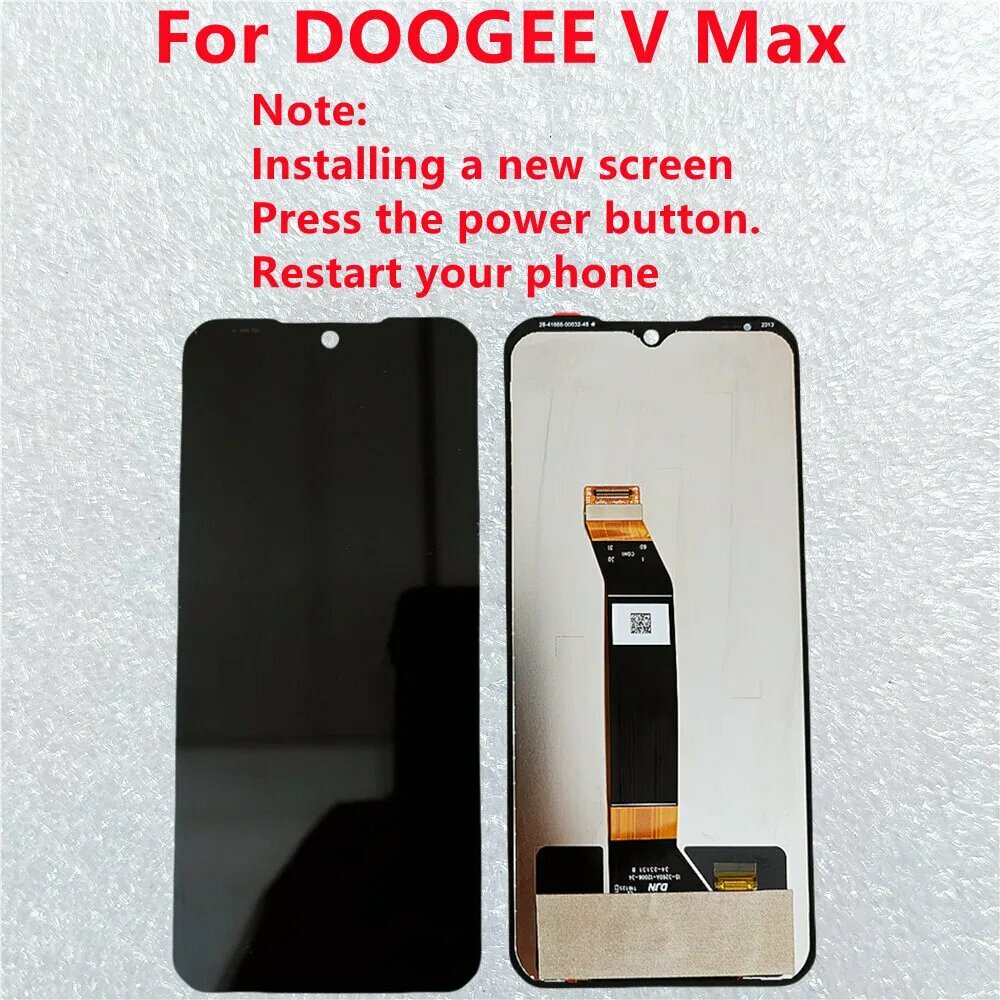 Оригинальный ЖК-дисплей с сенсорным экраном для DOOGEE V Max, сменный преобразователь в сборе, DOOGEE V Max, сенсорный экран