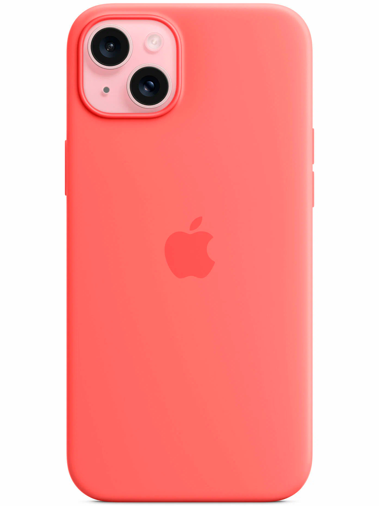 Чехол Apple iPhone 15 Plus Silicone Case with MagSafe Guava MT163ZM/A