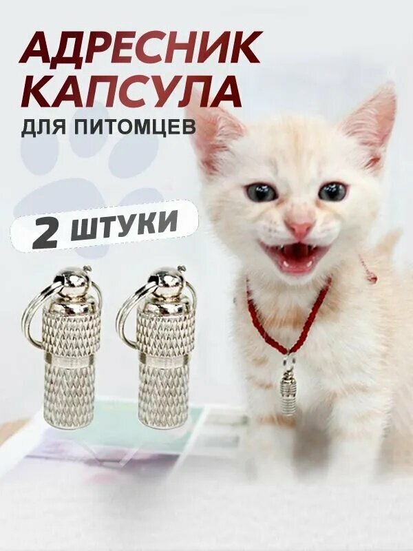 Адресник для кошек и собак, капсульный BcsOzon提示：请稍等，正在为您跳转.