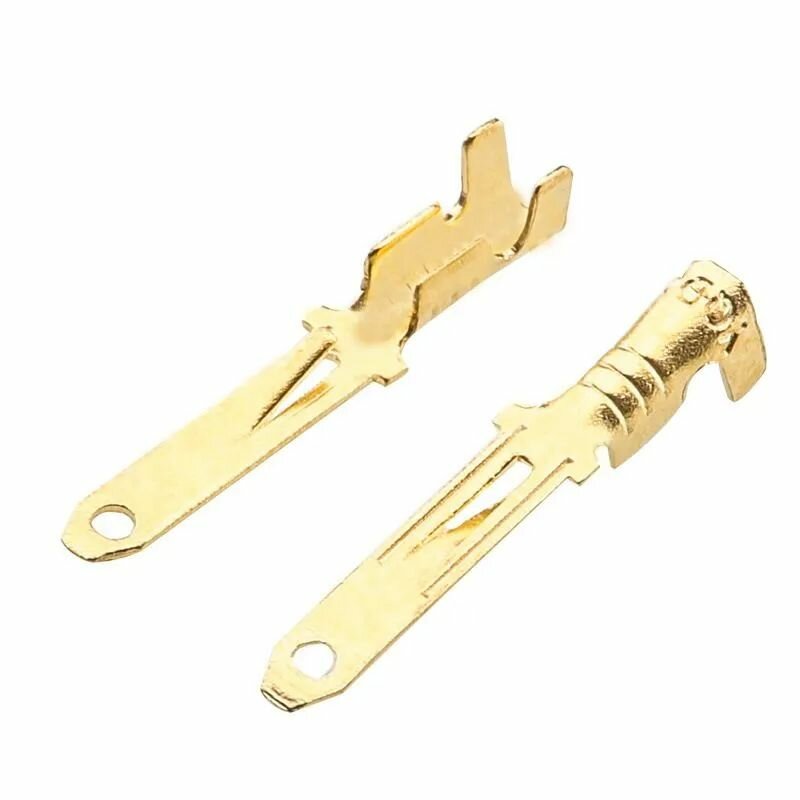 Наконечник плоский неизолированный, папа, 2.8, 10шт