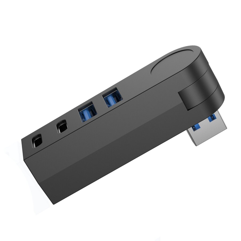 Поворотный на 270 градусов Беспроводной Адаптер-Концентратор 4 в 1 USB3.0 для ноутбука Notebook