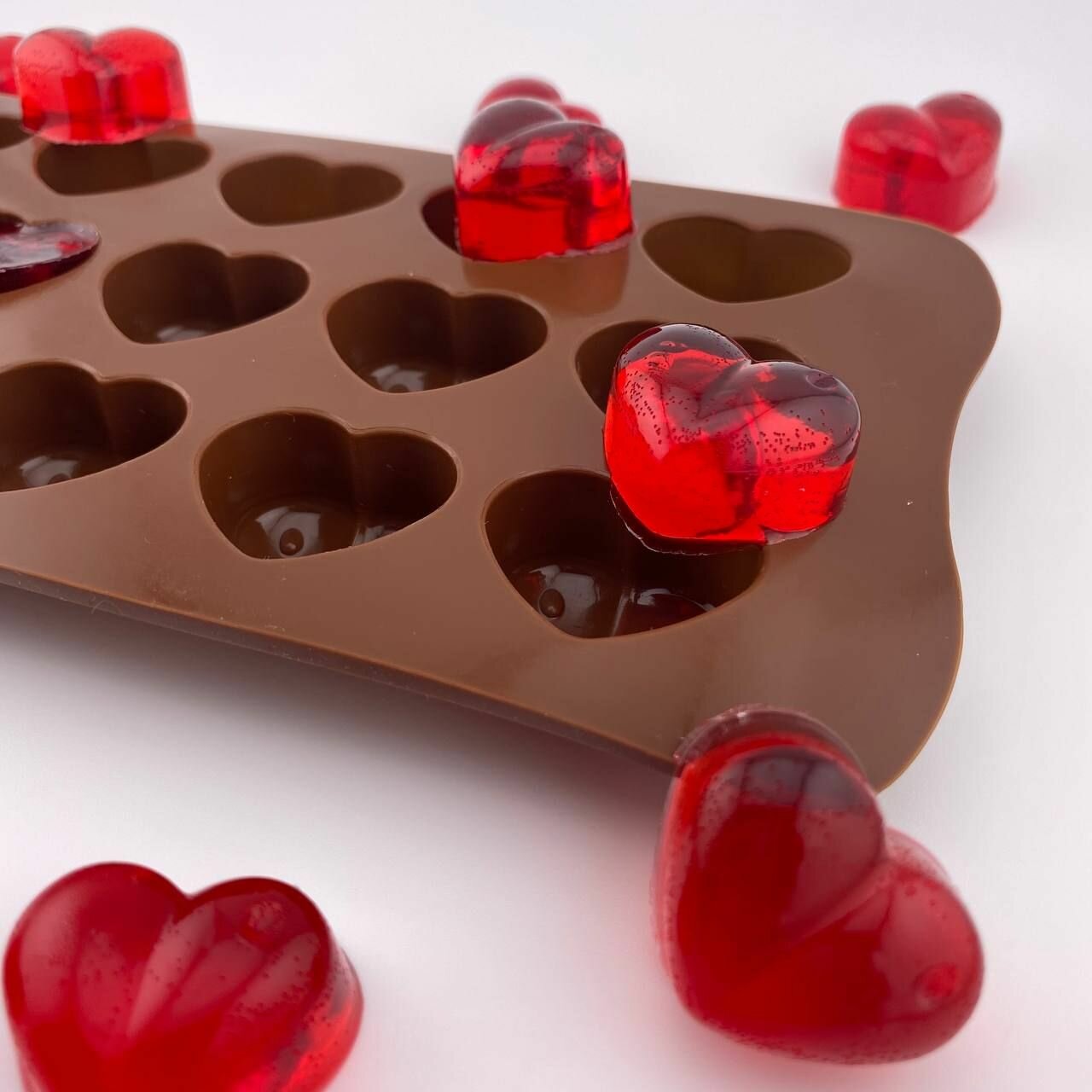 Форма для шоколада, форма для льда силиконовая, Сердце от