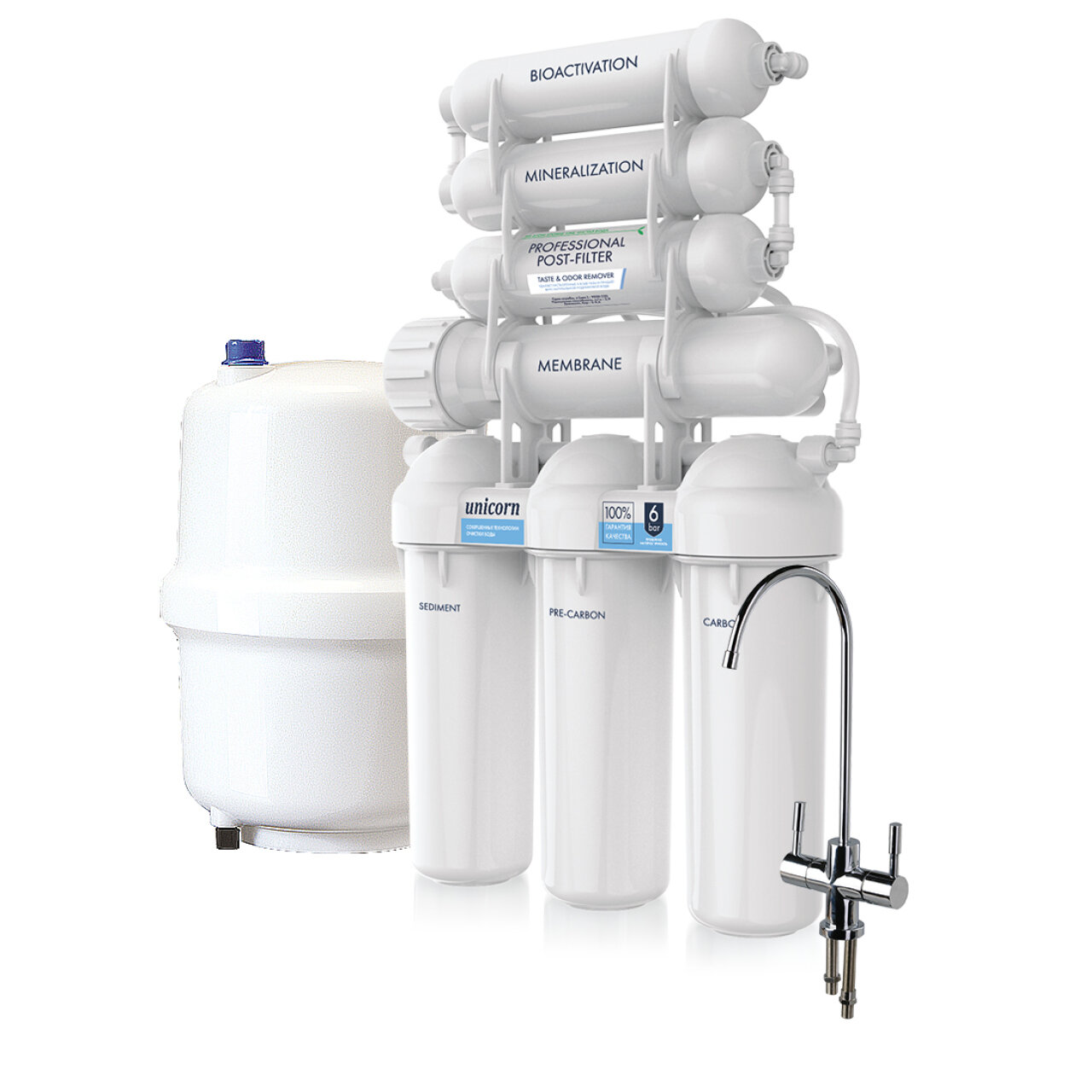 Семиступенчатая система обратного осмоса Unicorn FRO_7N