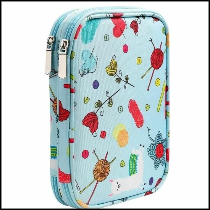 Универсальный органайзер для рукоделия и хранения мелочей, складной кейс для ниток, иголок, бусин, вышивки и швейных принадлежностей, компактный бокс для рукодельницы