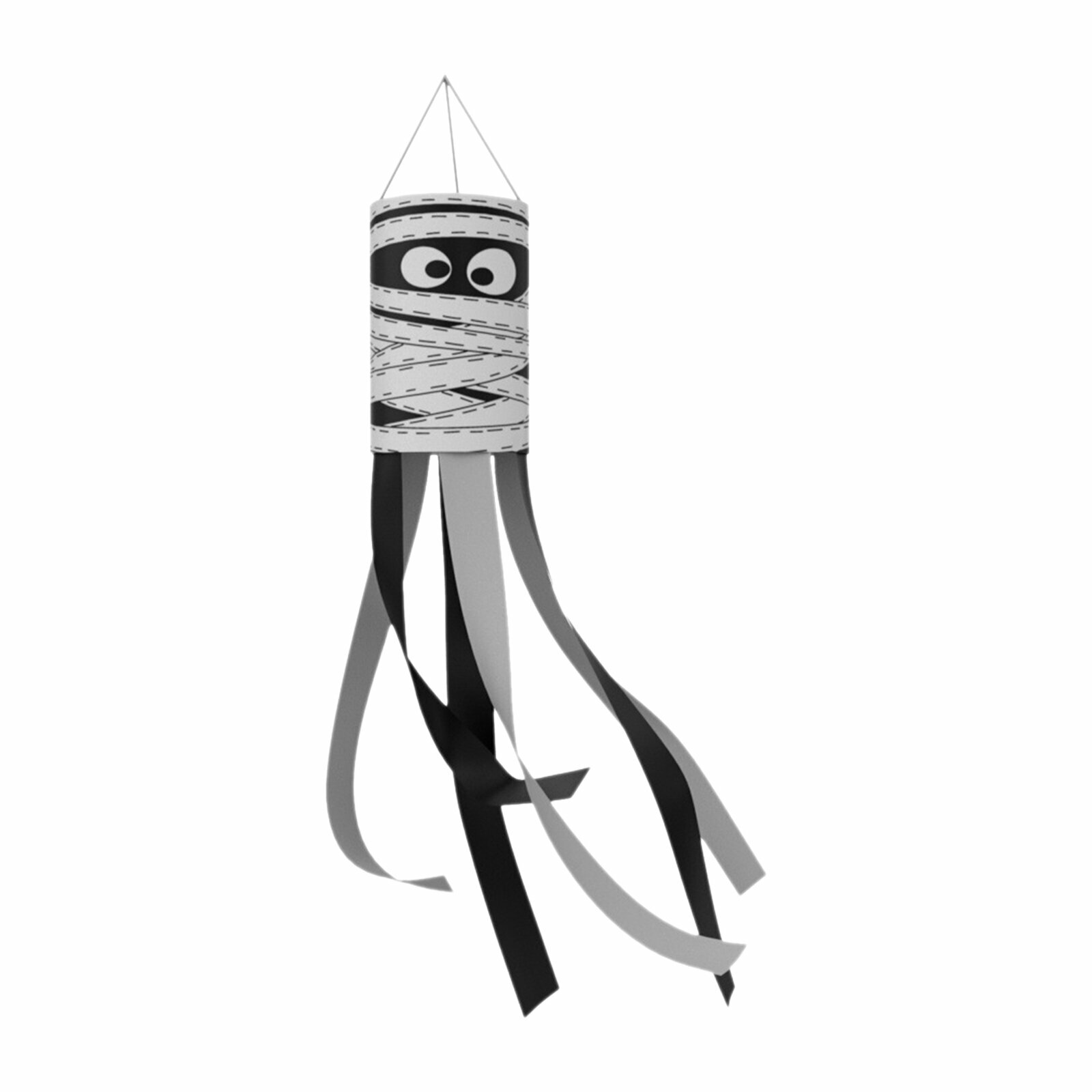 Halloween Hanging Windsocks Waterproof Windsock Flag Horror Hanging Decoration для Outdoor Patio Halloween Party Props, Type 1 Type 2 Type 3 Type 4, Colorful, Polyester, 28*28*2cm, 50g, 1 шт.