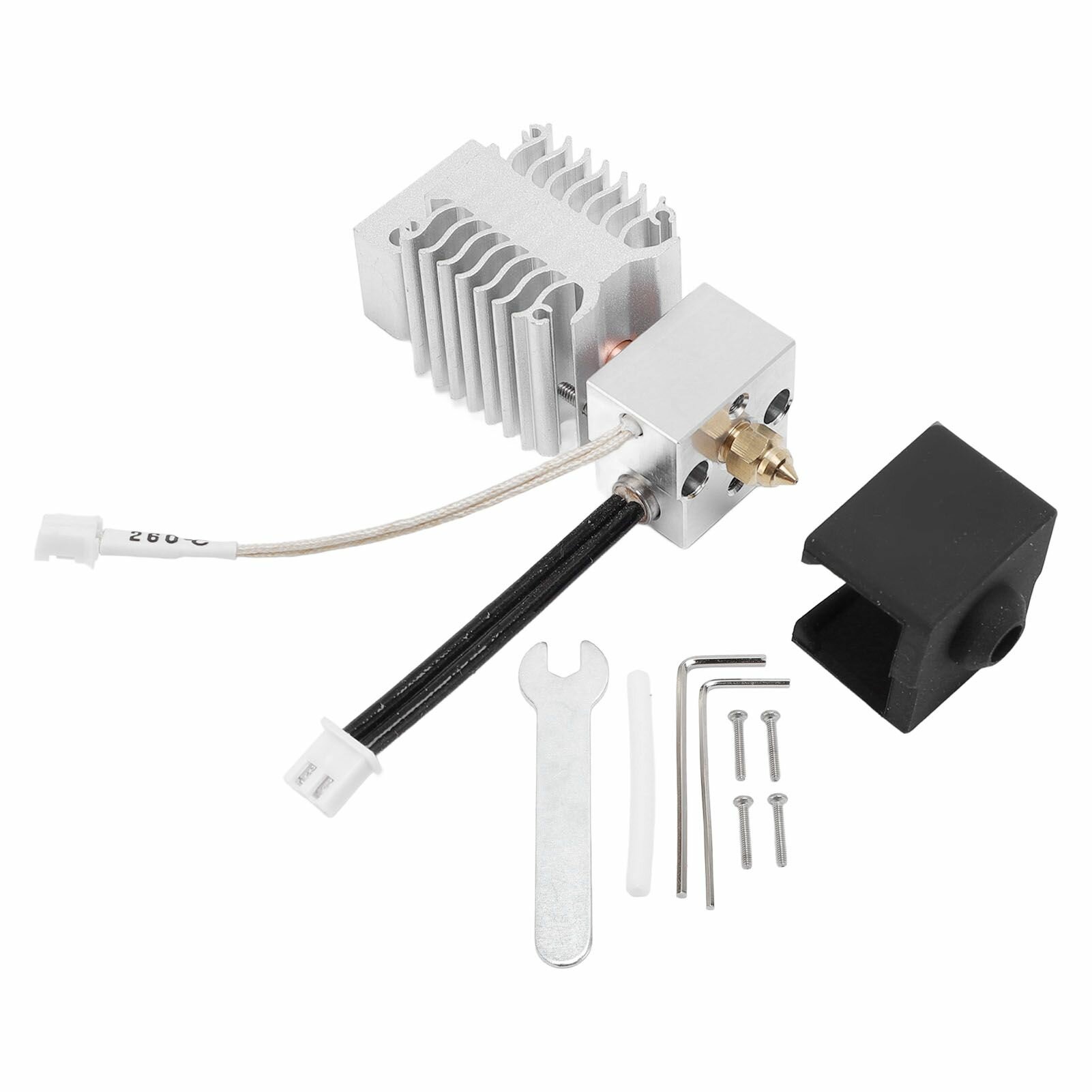 Комплект экструдера с нагревательным блоком и биметаллической горловиной для сменной печатающей головки 3D-принтера Ender 3 V3 SE