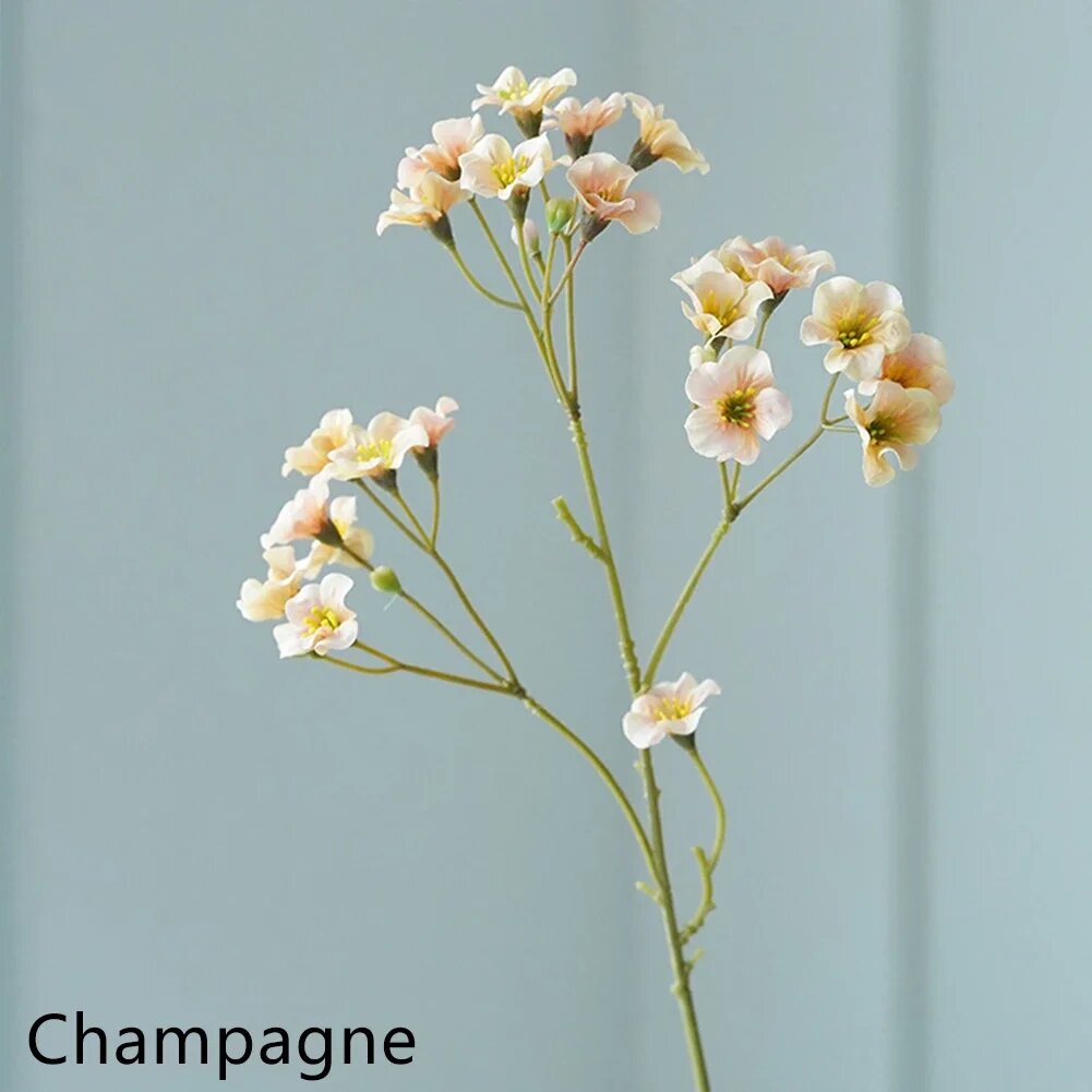 Искусственные цветы шелковые васильки Champagne