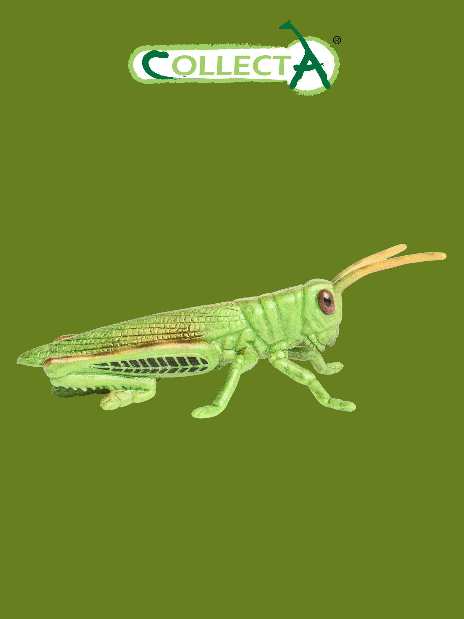 Фигурка животного Collecta "Кузнечик" коллекционная, высота 4 см, 88352b