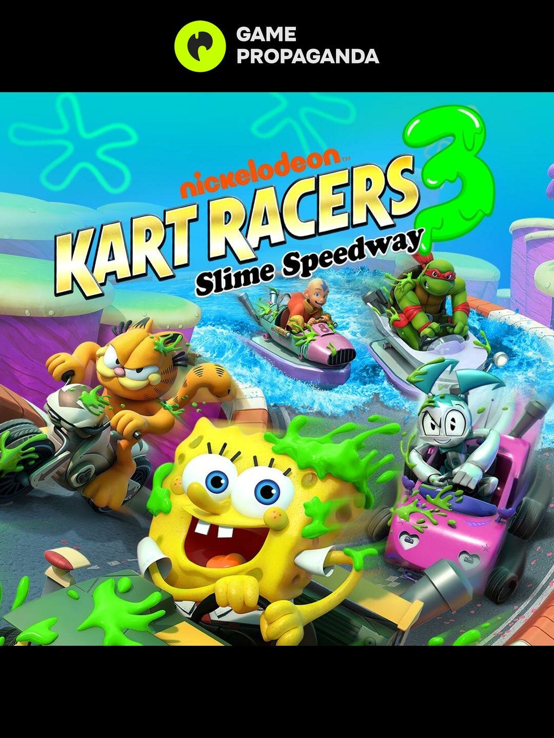 Игра Nickelodeon Kart Racers 3: Slime Speedway PS4, PS5. Турция. Цифровая версия