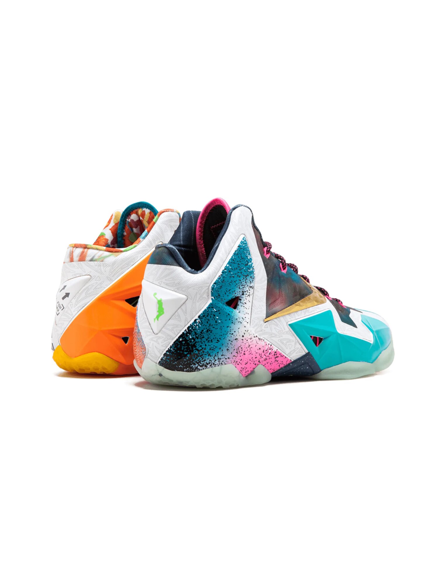 Кроссовки NIKE LeBron 11 Premium, размер 11 US, синий — фото 1