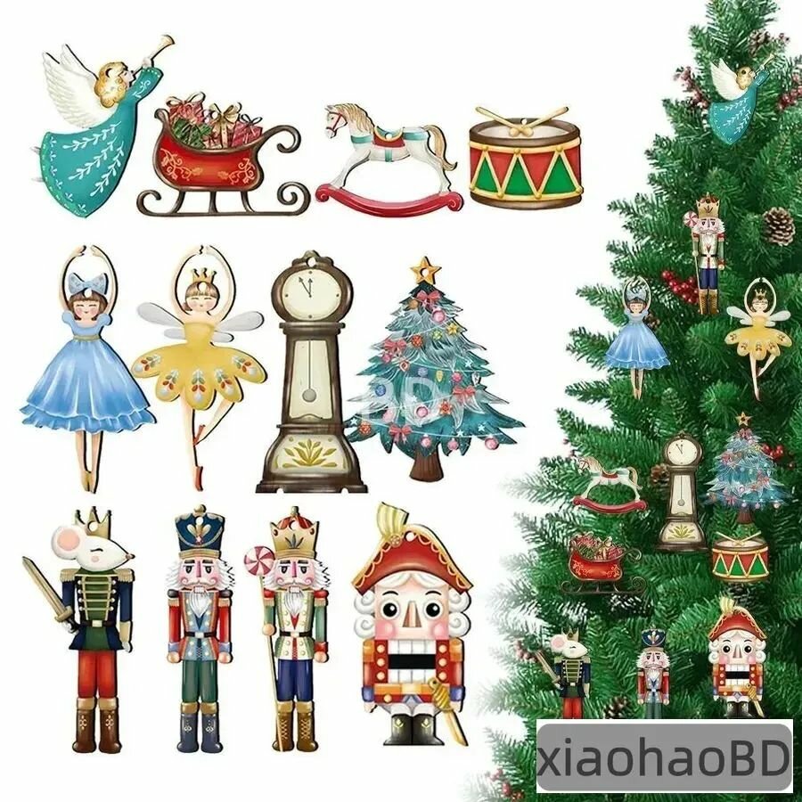 Гирлянда хвойная, 12 шт