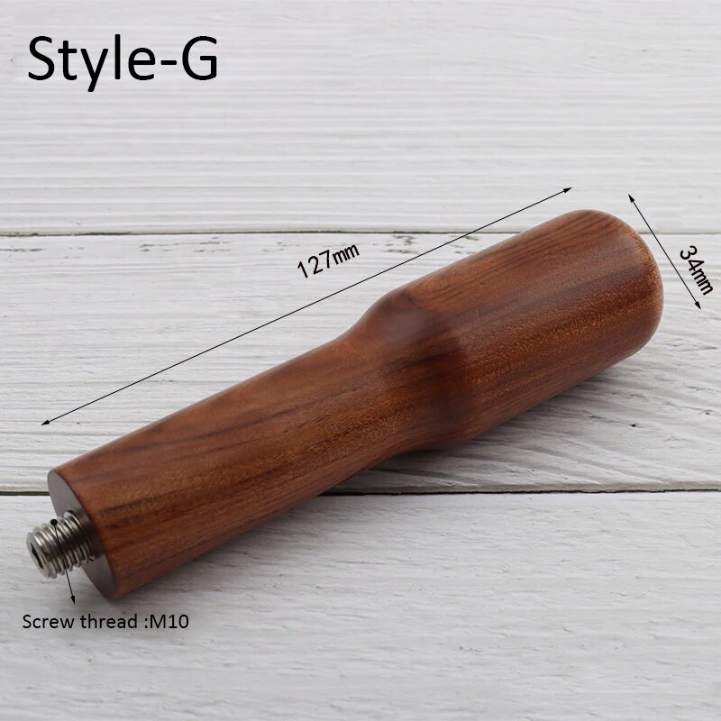 Ручка для кофемашины деревянная коричневая Style-G M10