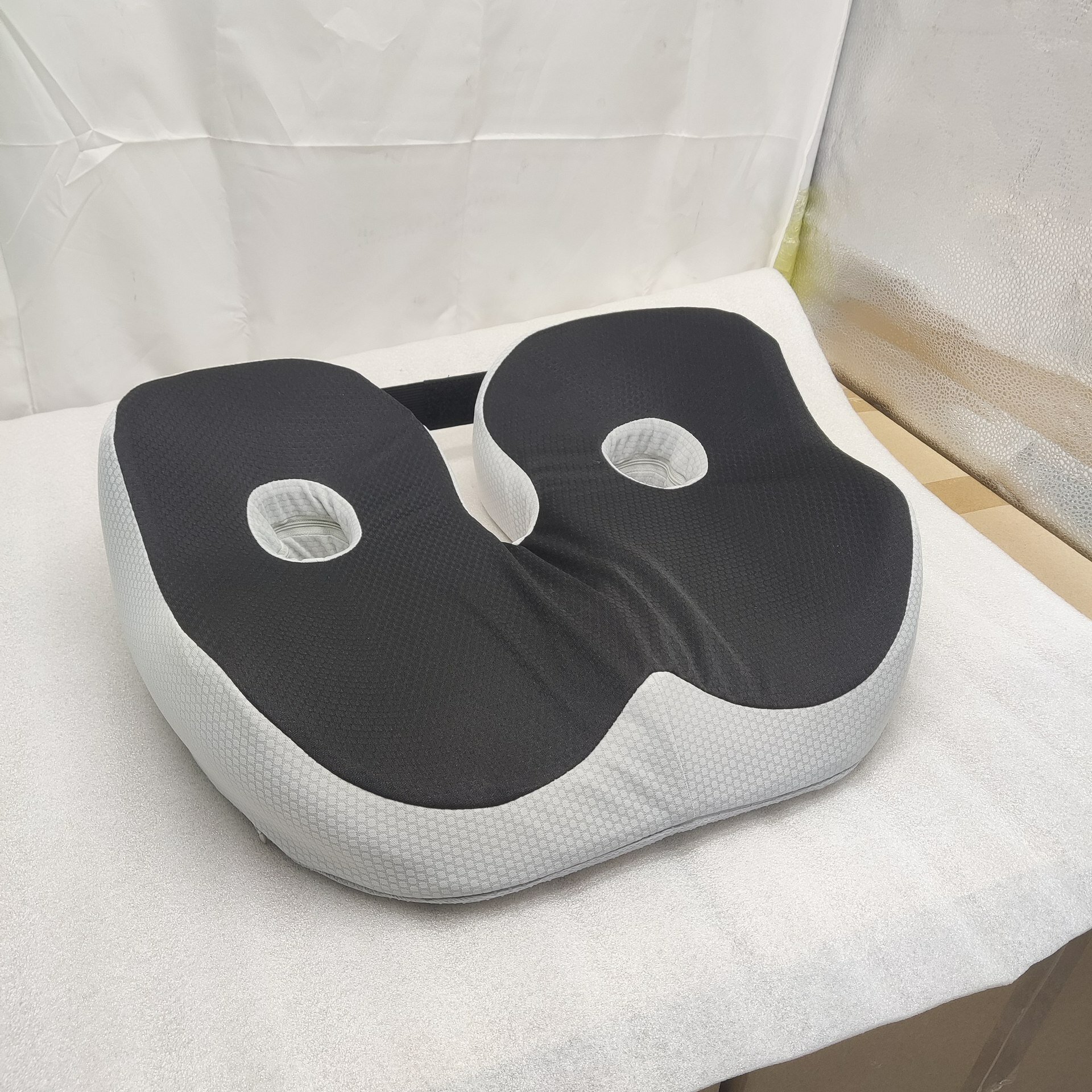 Подушка для сиденья из пены с эффектом памяти для ягодиц, при геморрое, для длительного сидения, противоскользящая, улучшающая форму ягодиц, утолщенная подушка для офиса.