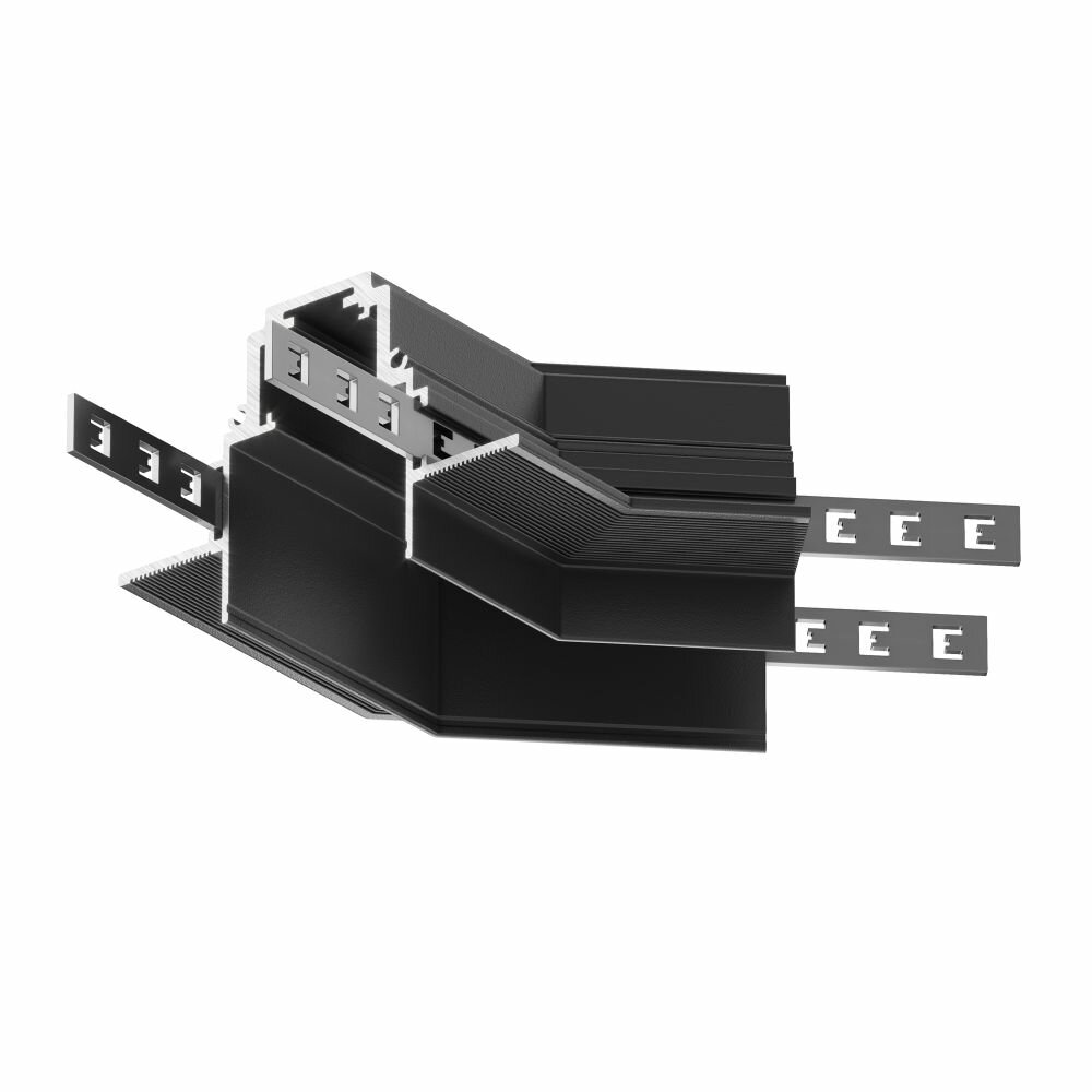 Угол для Соединения 135° Встраиваемого Однофазного Шинопровода Maytoni Gravity TRA010CLO-42B Черный.