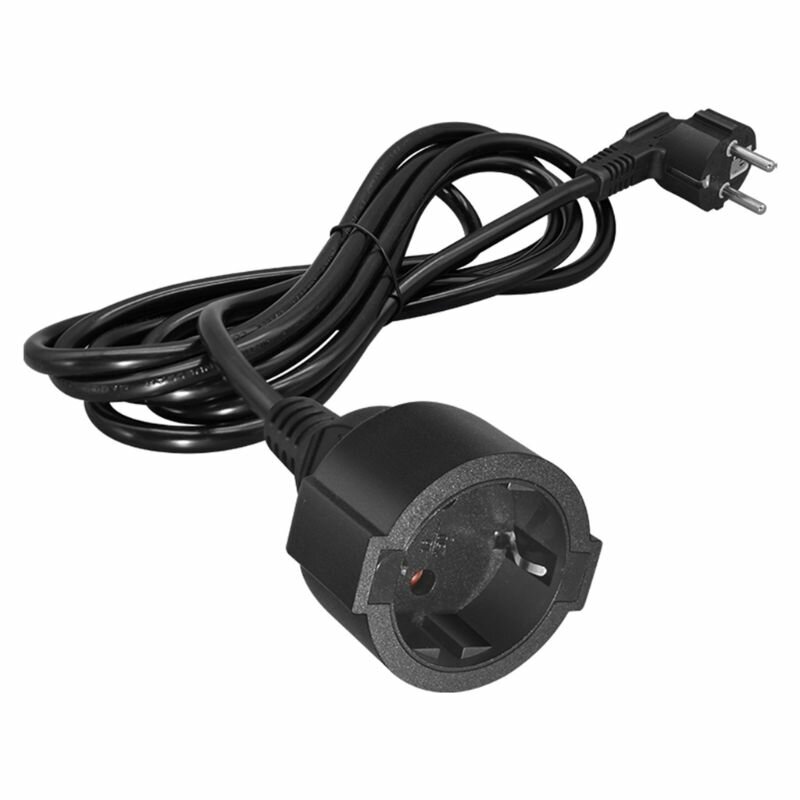 Немецкий стандарт Европейский 4,8 ММ штекерный кабель питания для мужчин и женщин-3 м