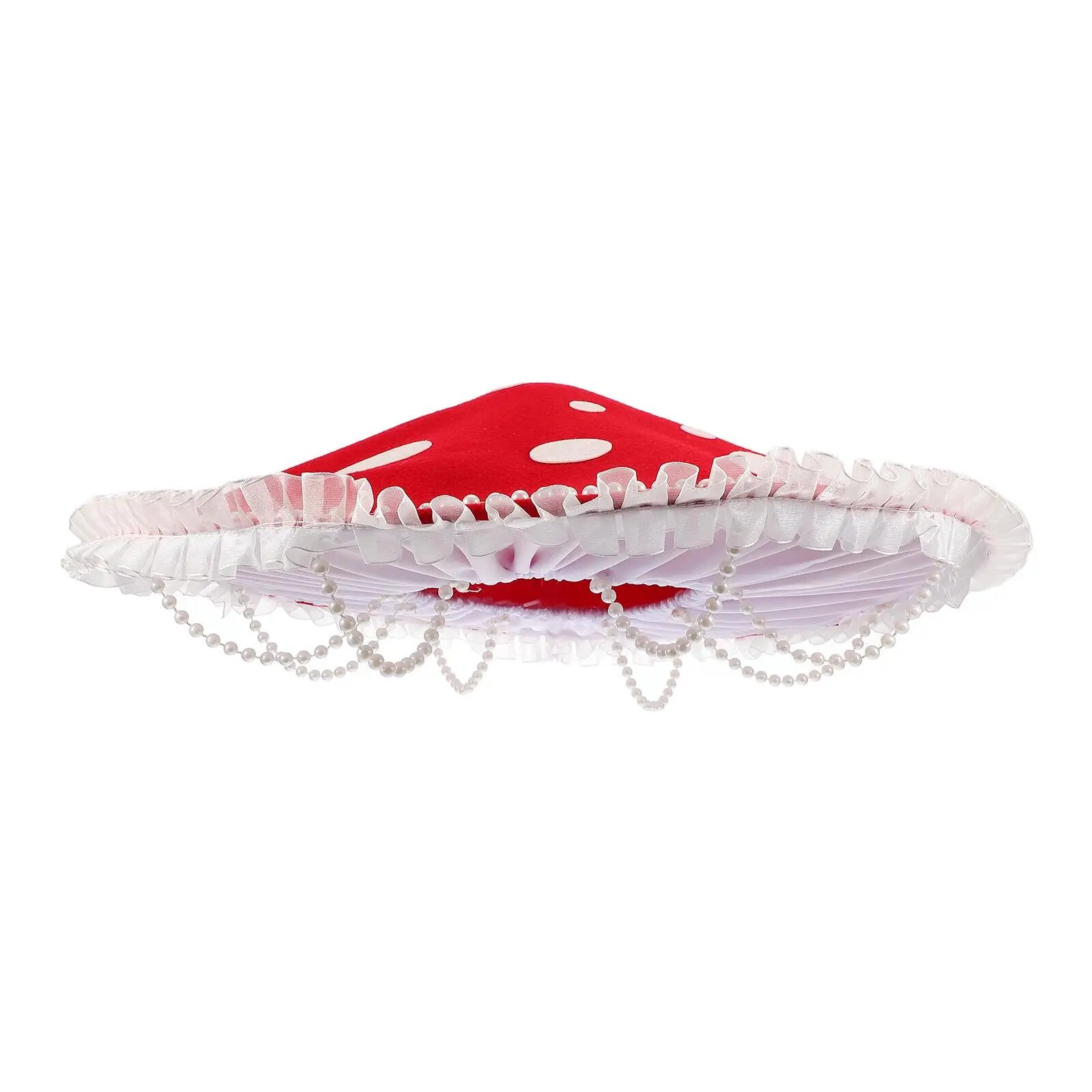 Красная шляпа-гриб для косплея