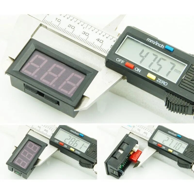 (1шт) 0,56 дюйма двухпроводной AC50-500V вольтметр переменного тока