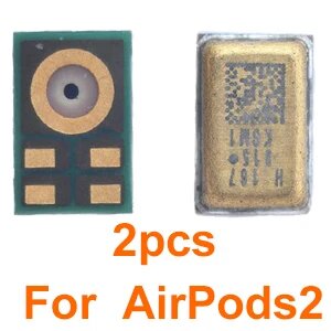 2 шт. запасные части для Bluetooth-гарнитуры, внутренний микрофон, приемник, динамик, микрофон для Apple Airpods 1 2 3 4 Pro Pro2 AirPods2 2pcs
