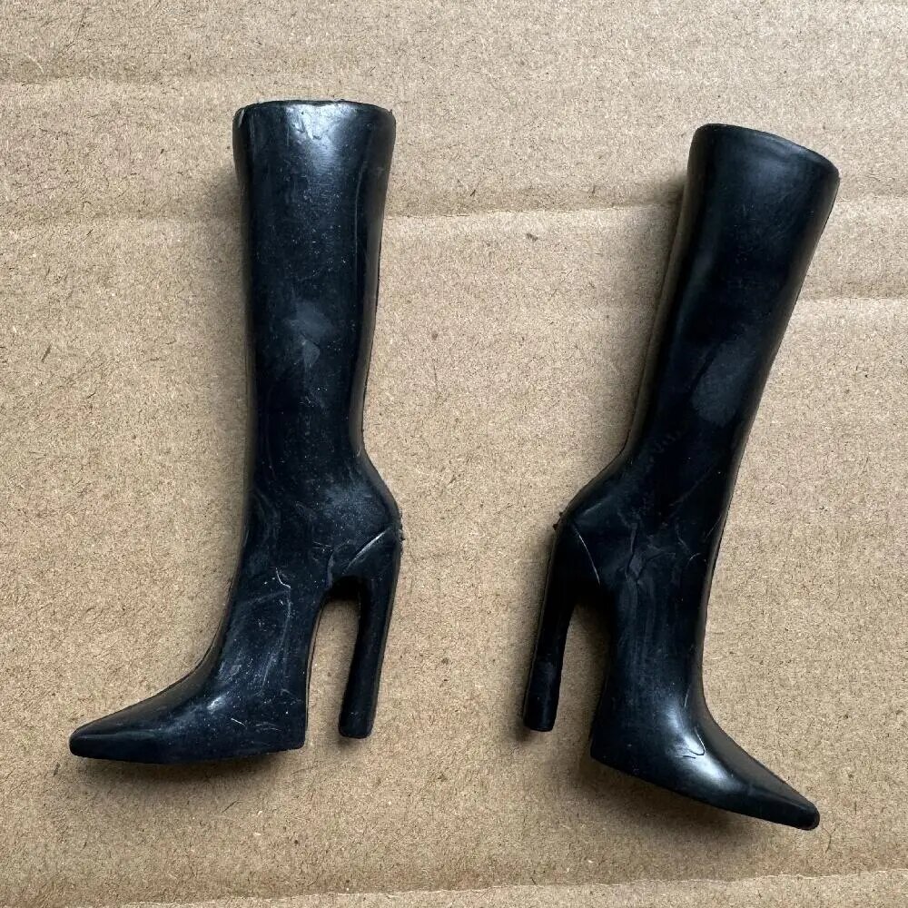 Винтажные Головы Кукол, Версия 2001: Классическая Коллекционная Обувь, Высокие Сапоги, Детали Для Кукол Для Девочек