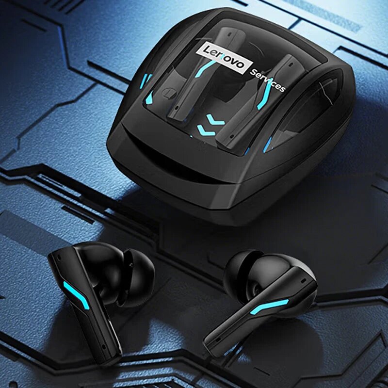 Lenovo GT100 Black - беспроводные игровые наушники