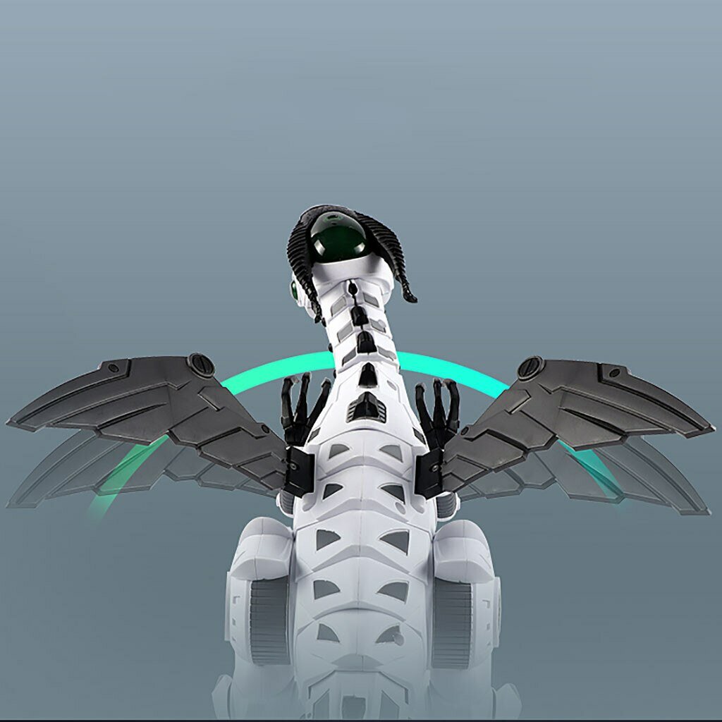 Электрический спрей Динозавр Дракон Электрический робот Домашние животные Музыка Легкие детские игрушки Подарки Действие Дети Рождественские подарки Весело Вытягните Программируемые игрушки (белый)