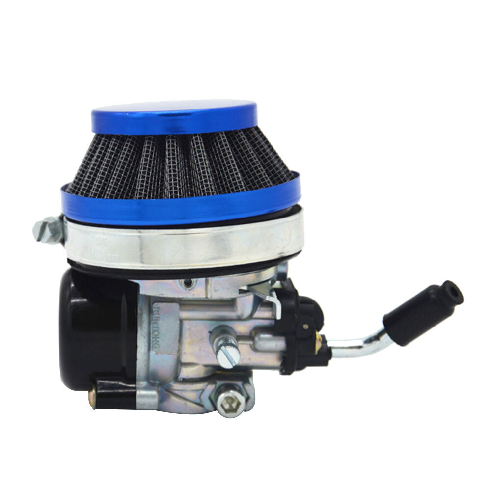 Карбюратор с воздушным фильтром и топливным фильтром для мотоцикла, дёрт байка, квадроцикла, скутера с двигателем 47CC-49CC, материал металл, размер упаковки 14*9*8см, вес упаковки 400г, в комплект входят 1 карбюратор