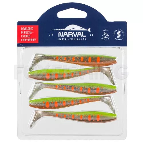 Силиконовая приманка Narval Choppy Tail 10cm #032 5шт.