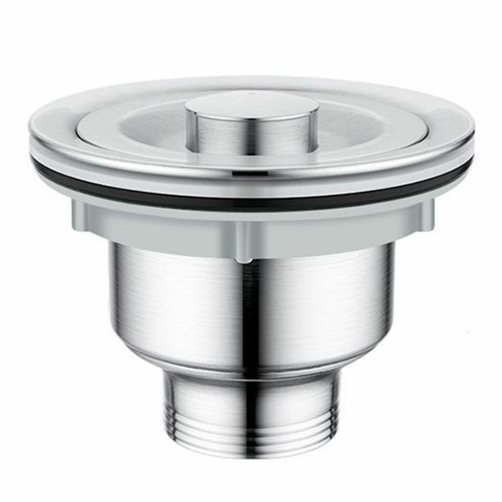 Кухонный слив без запаха, - Одиночная стальная головка
