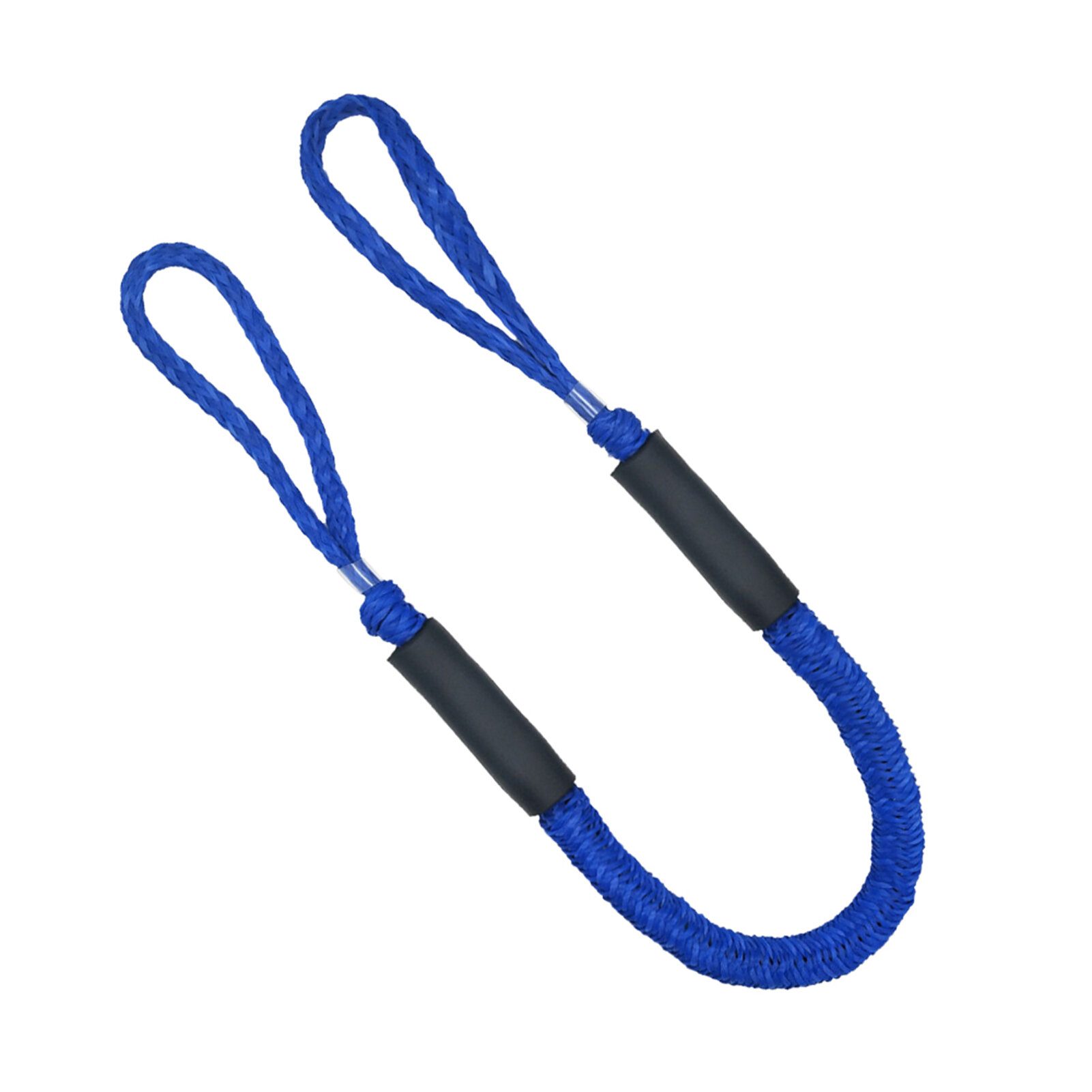 Bungee Dock Lines для лодок, яхт, каяков и морских судов: черный, синий, разноцветный, максимальная грузоподъемность 1000 кг / 2200 фунтов, материал PE + латекс + пена + ПВХ, длина 4.0 - 5.5 футов, вес 125 г / 4.4 унции, количество 1 шт.