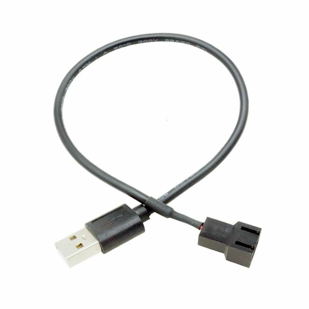 Кабель адаптера питания вентилятора USB на 3/4 контакта, 30cm - Переход от USB к 3Pin