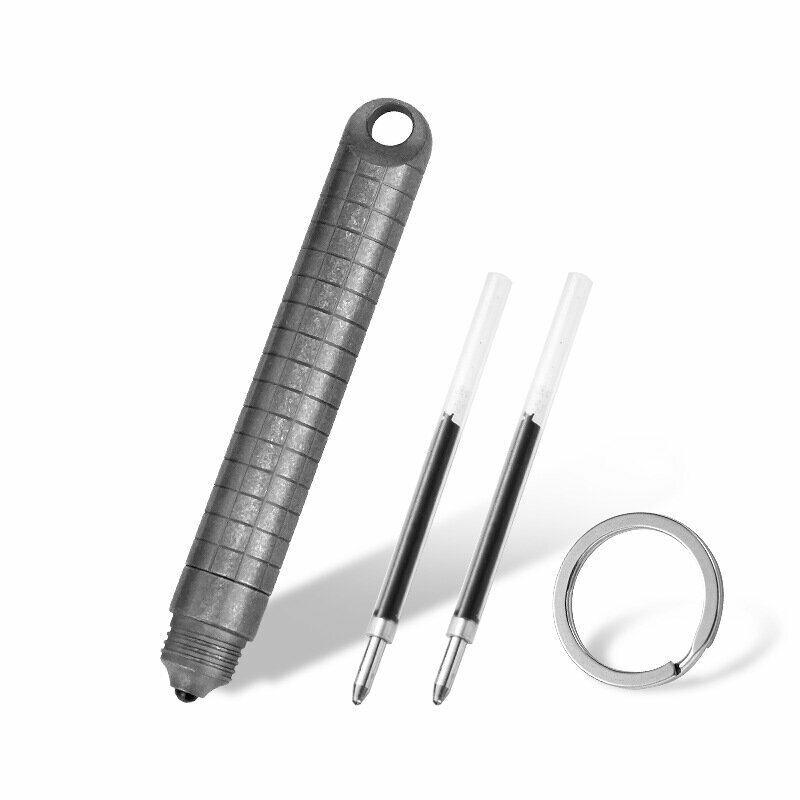 Мини-тактическая ручка из титанового сплава, портативные средства самозащиты против волков, металлическая ручка для самозащиты, оборудование для разбивания окон