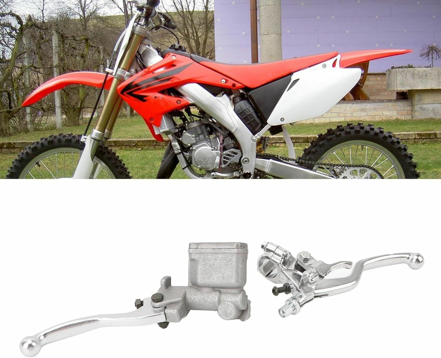 Комплект рычагов тормоза и сцепления для мотоцикла Honda CRF