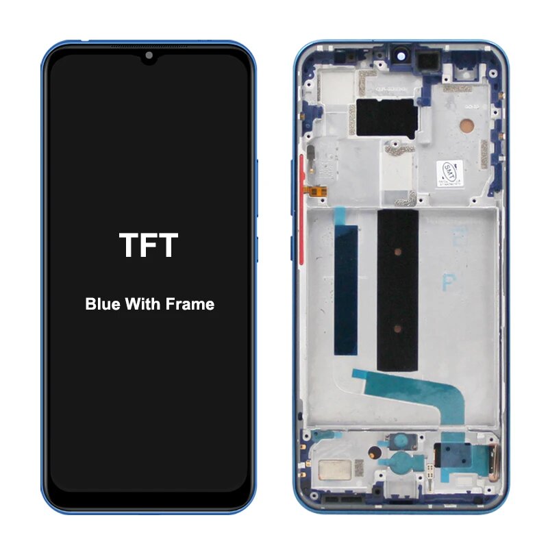 AMOLED для Xiaomi mi 10 lite 5G M2002J9G M2002J9S XIG01 Дисплей с дигитайзером сенсорного экрана в сборе для mi10lite Замена экрана TFT Blue Frame